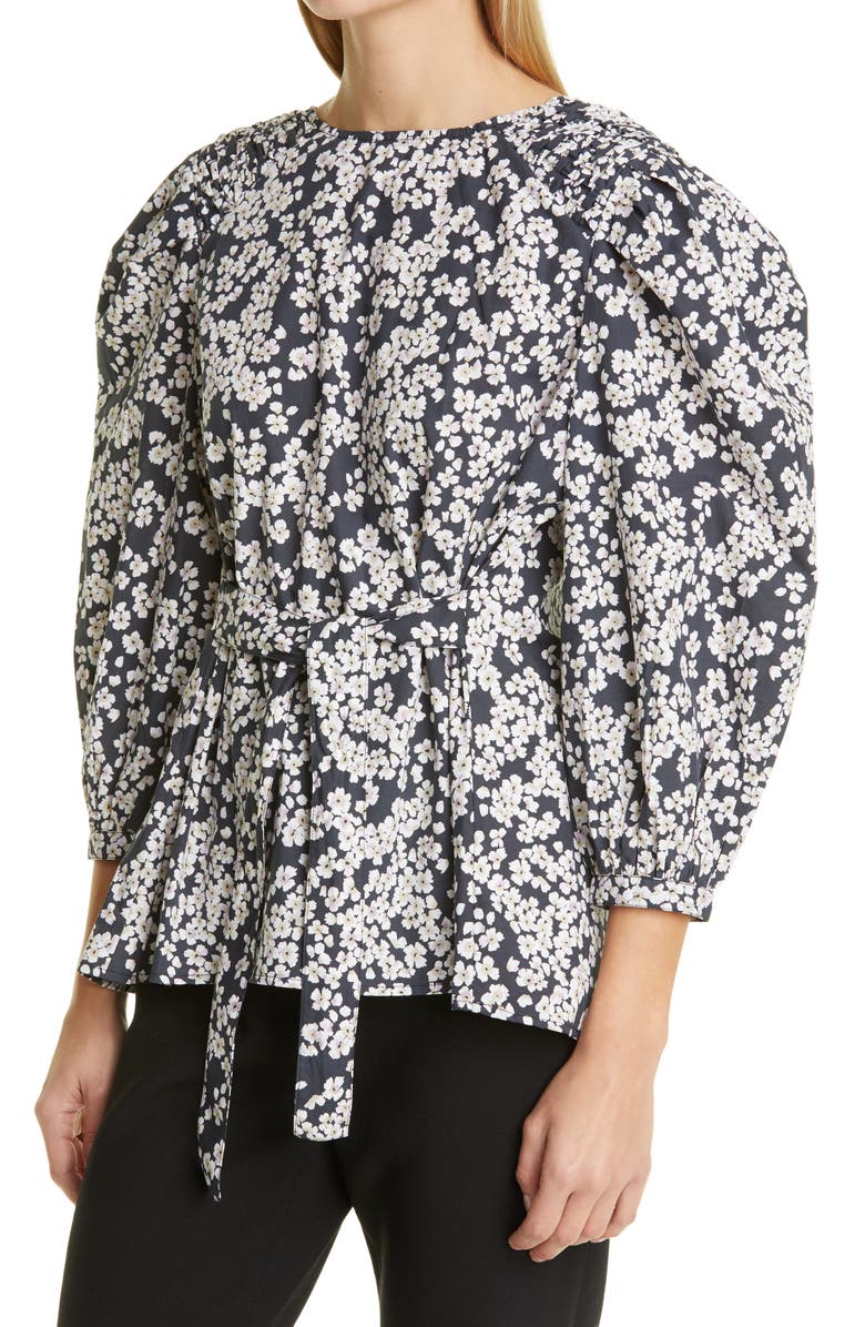Merlette Carslile Floral Tie Waist Blouse | Nordstromrack