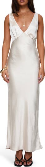 Princess Polly Allegra Satin Maxi Dress | Nordstrom