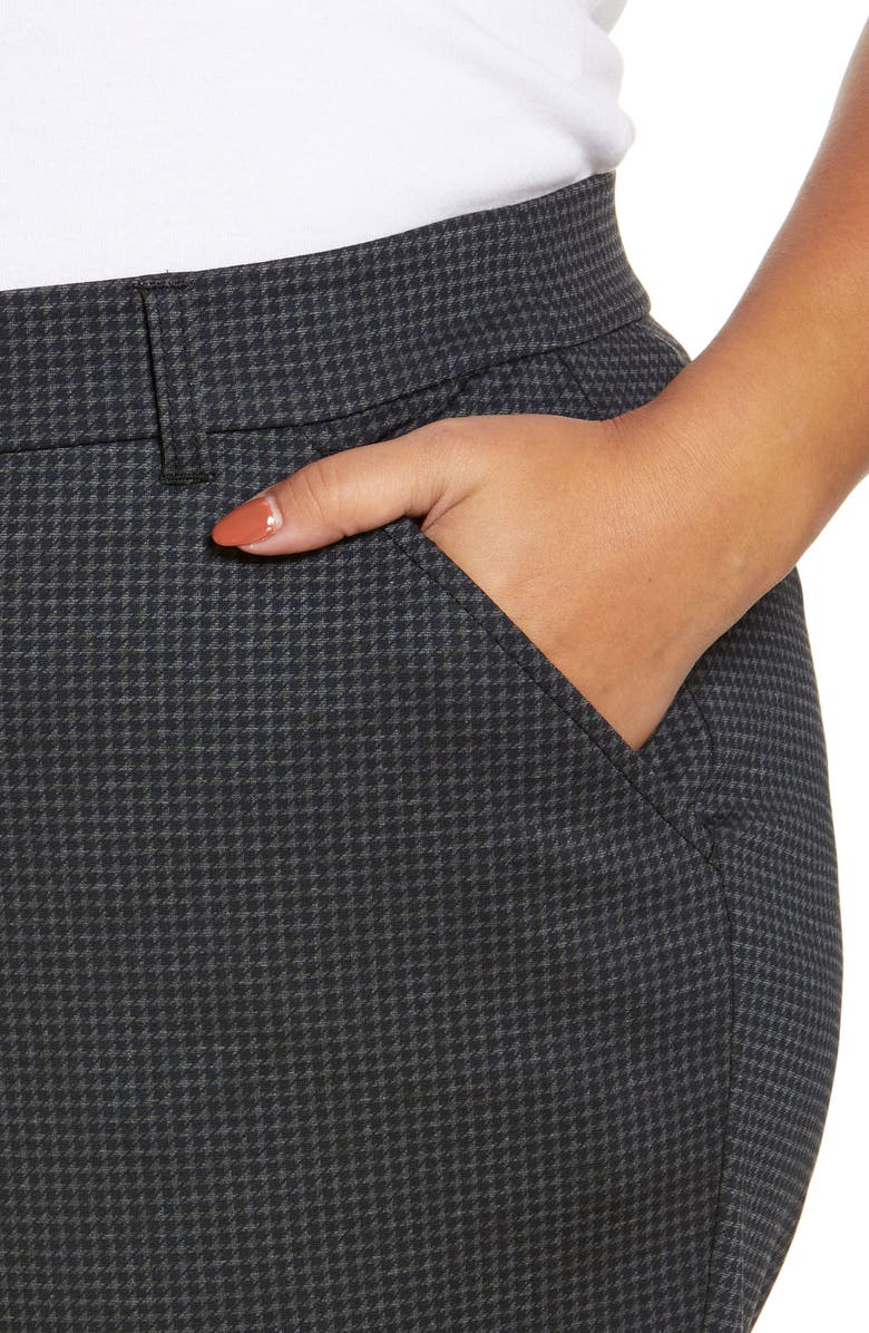 Wit & Wisdom 'Ab'Solution Houndstooth High Waist Trousers | Nordstromrack