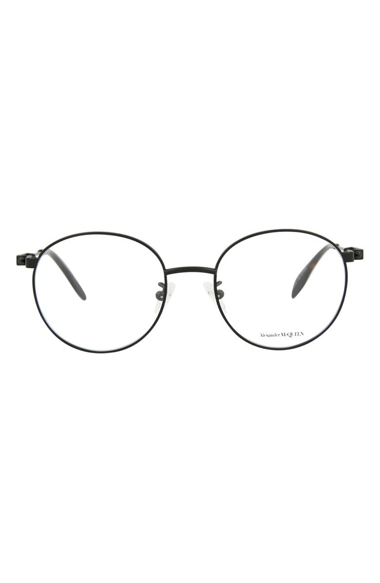 McQueen 52mm Round Optical Frames | Nordstromrack