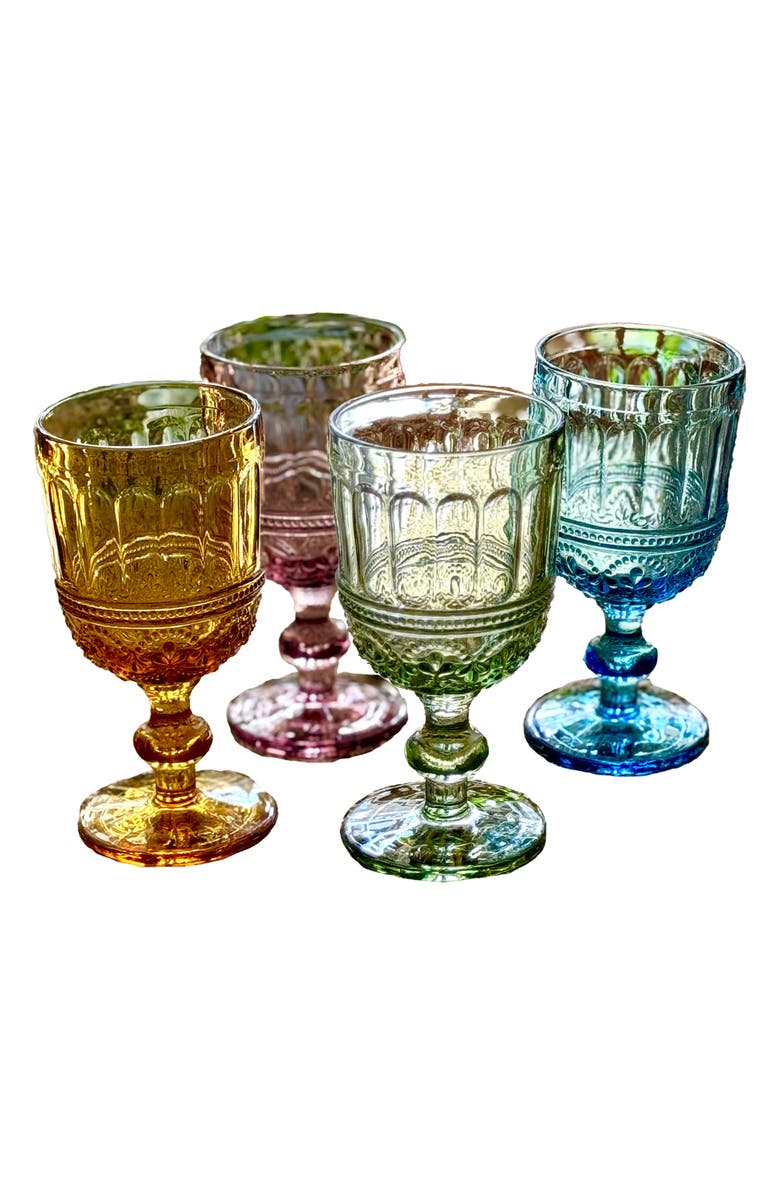 Patina Vie Maison Set of 4 Assorted Goblet Glasses | Nordstromrack
