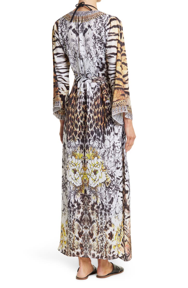 RANEES Multi Print V-Neck Maxi Dress | Nordstromrack