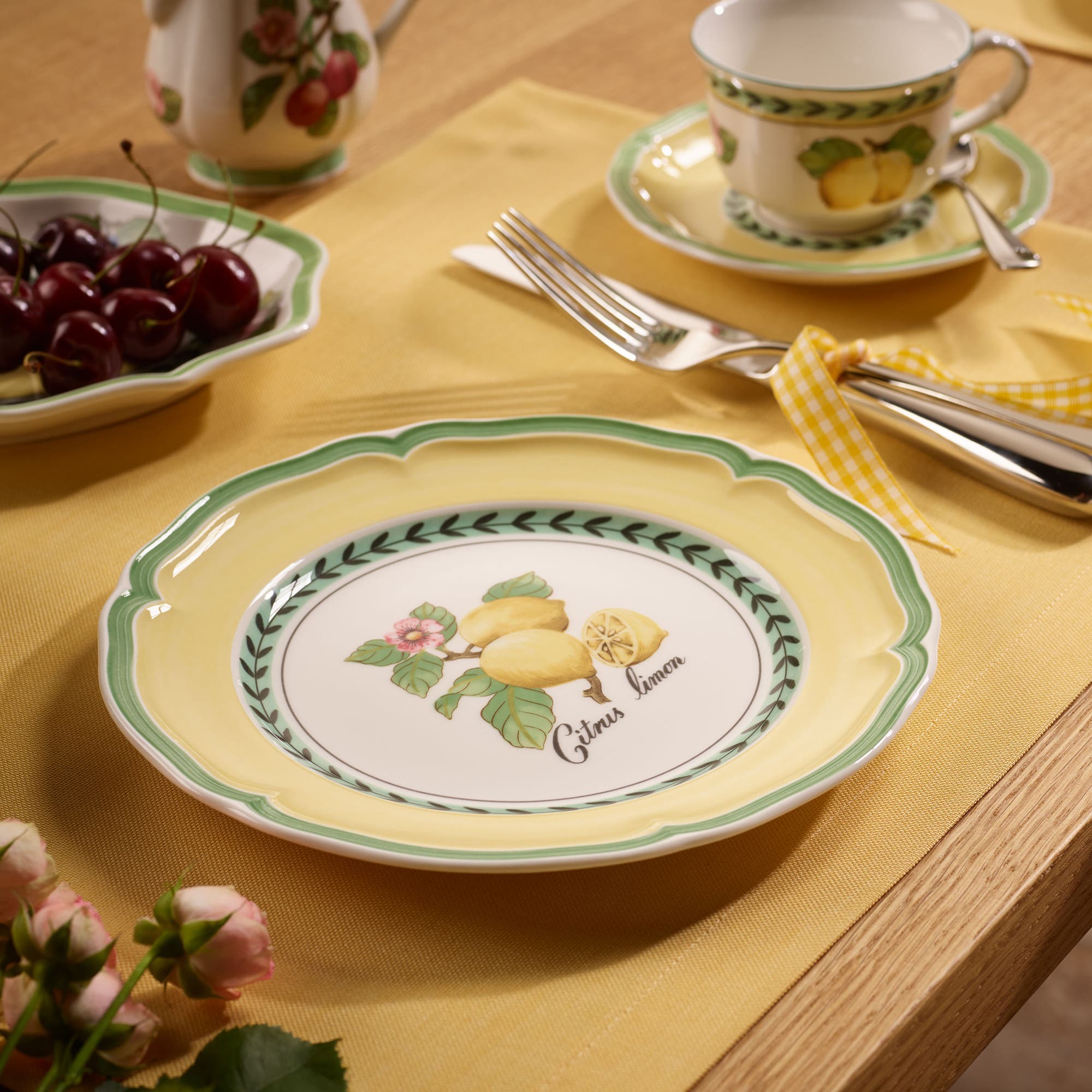 Villeroy & Boch French Garden Valence Lemon Salad Plate | Nordstrom