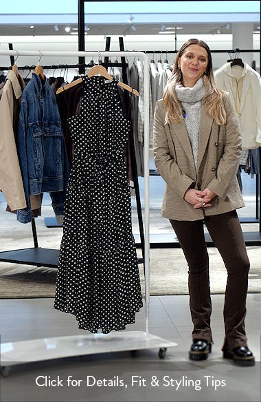 Brave+True Greta Polka Dot Tiered Dress | Nordstromrack