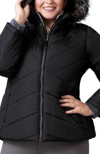 Free Country Puffer Jacket with Faux Fur Trim | Nordstromrack