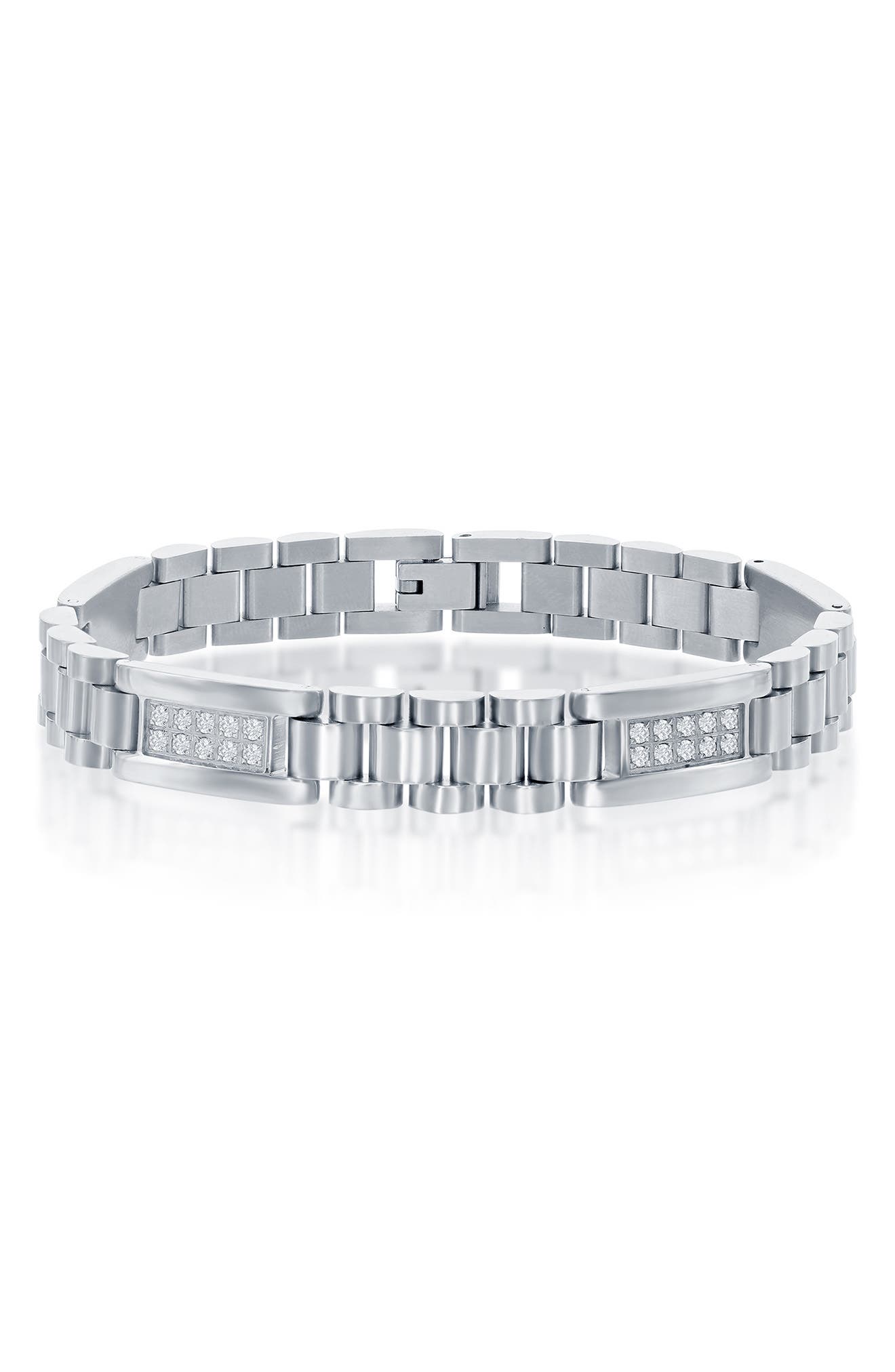 BLACKJACK Micro Pavé CZ Link Bracelet | Nordstromrack