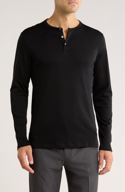 Black Henley Shirts for Men | Nordstrom Rack