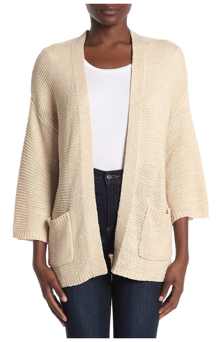 Cotton Emporium Open Weave Knit Cardigan | Nordstromrack