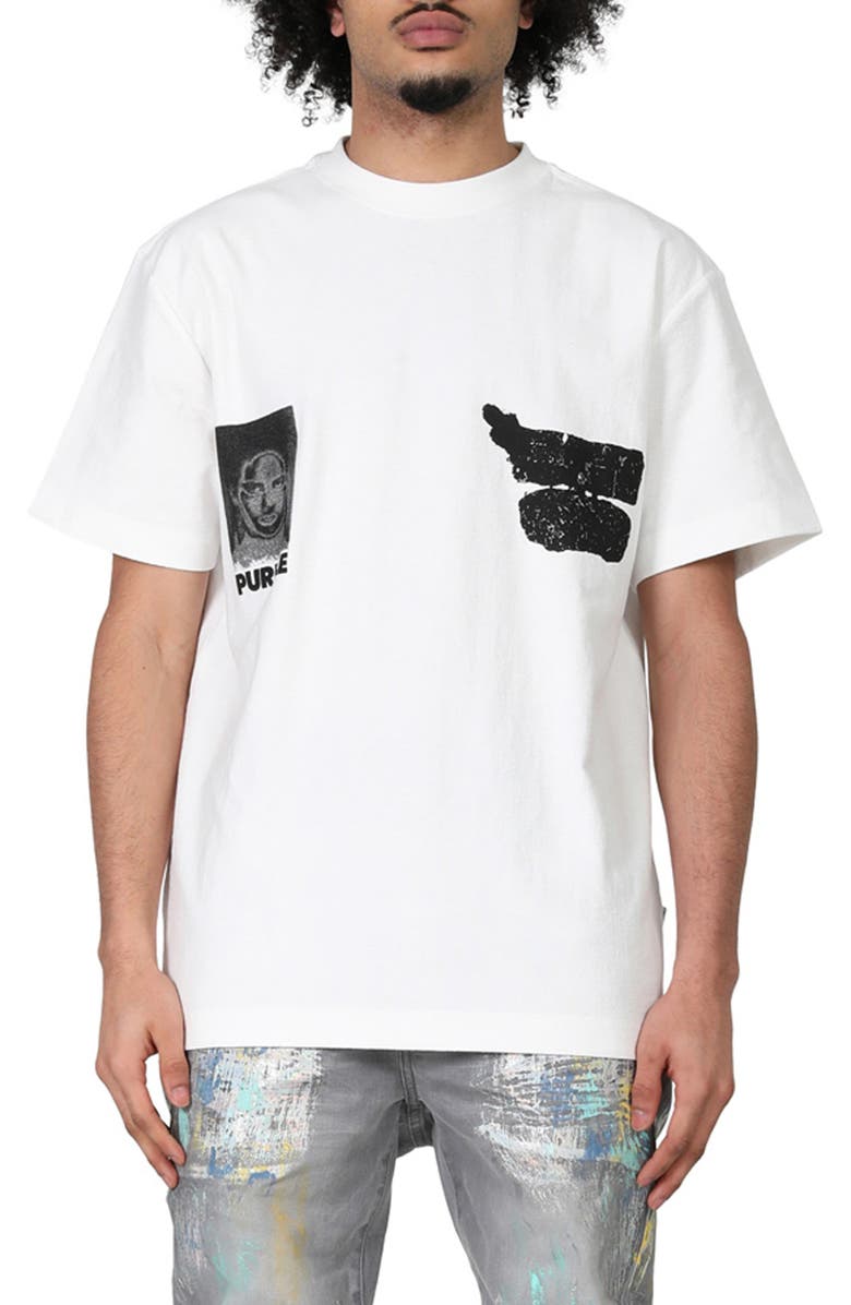 PURPLE BRAND Textured Jersey Logo Graphic T-Shirt | Nordstromrack