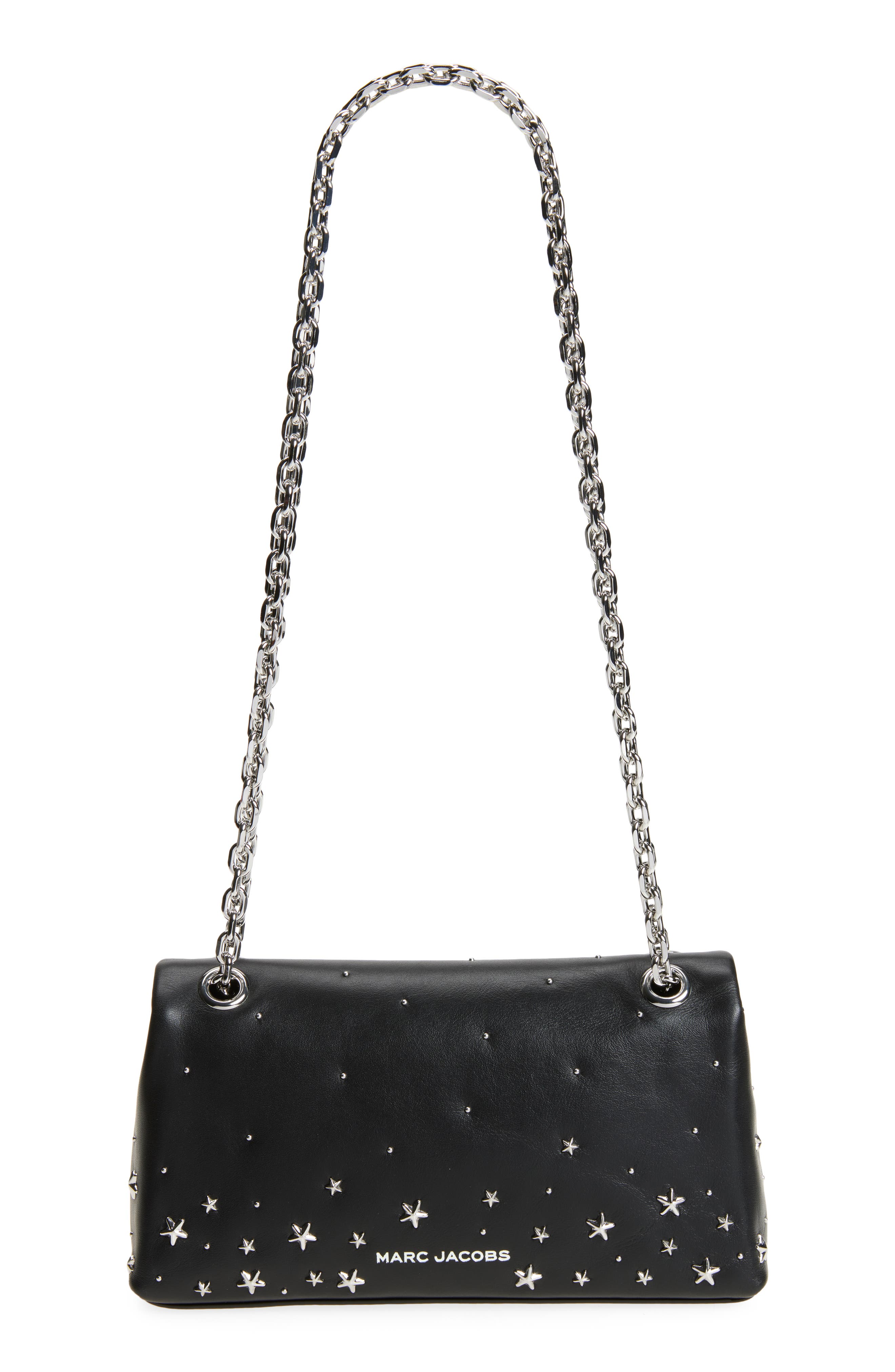 Marc Jacobs Dual Chain Studded Leather Wallet on a Chain | Nordstrom