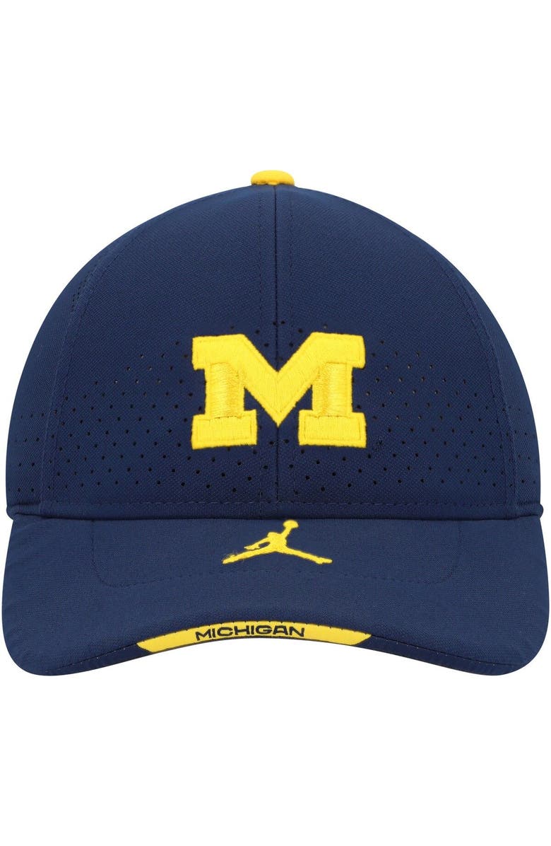 Nike Men's Jordan Brand Navy Michigan Wolverines 2021 Sideline Legacy91 ...