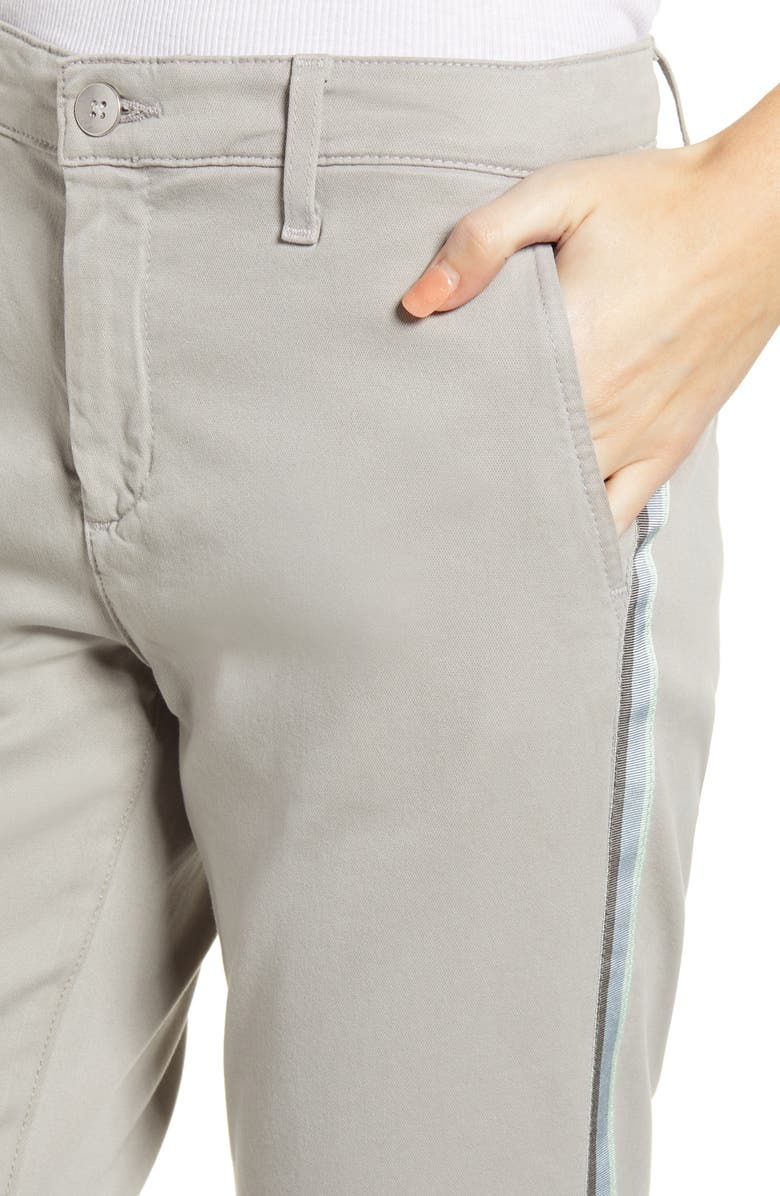 AG Caden Stripe Crop Twill Trousers | Nordstromrack