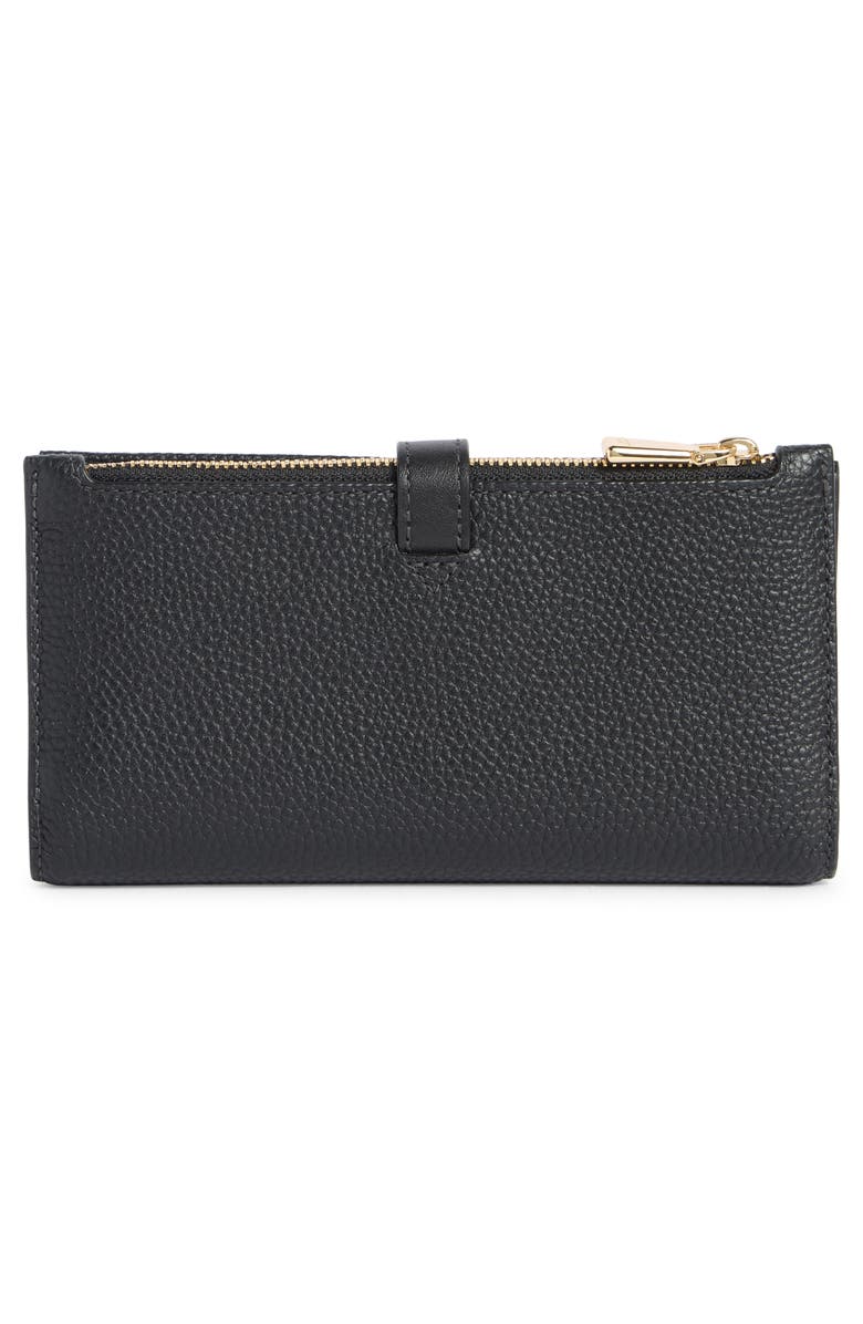 Kate Spade New York knot pebble leather slim wallet | Nordstromrack