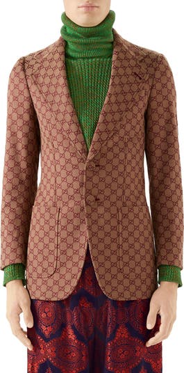 Gucci GG Cotton Blend Blazer | Nordstrom