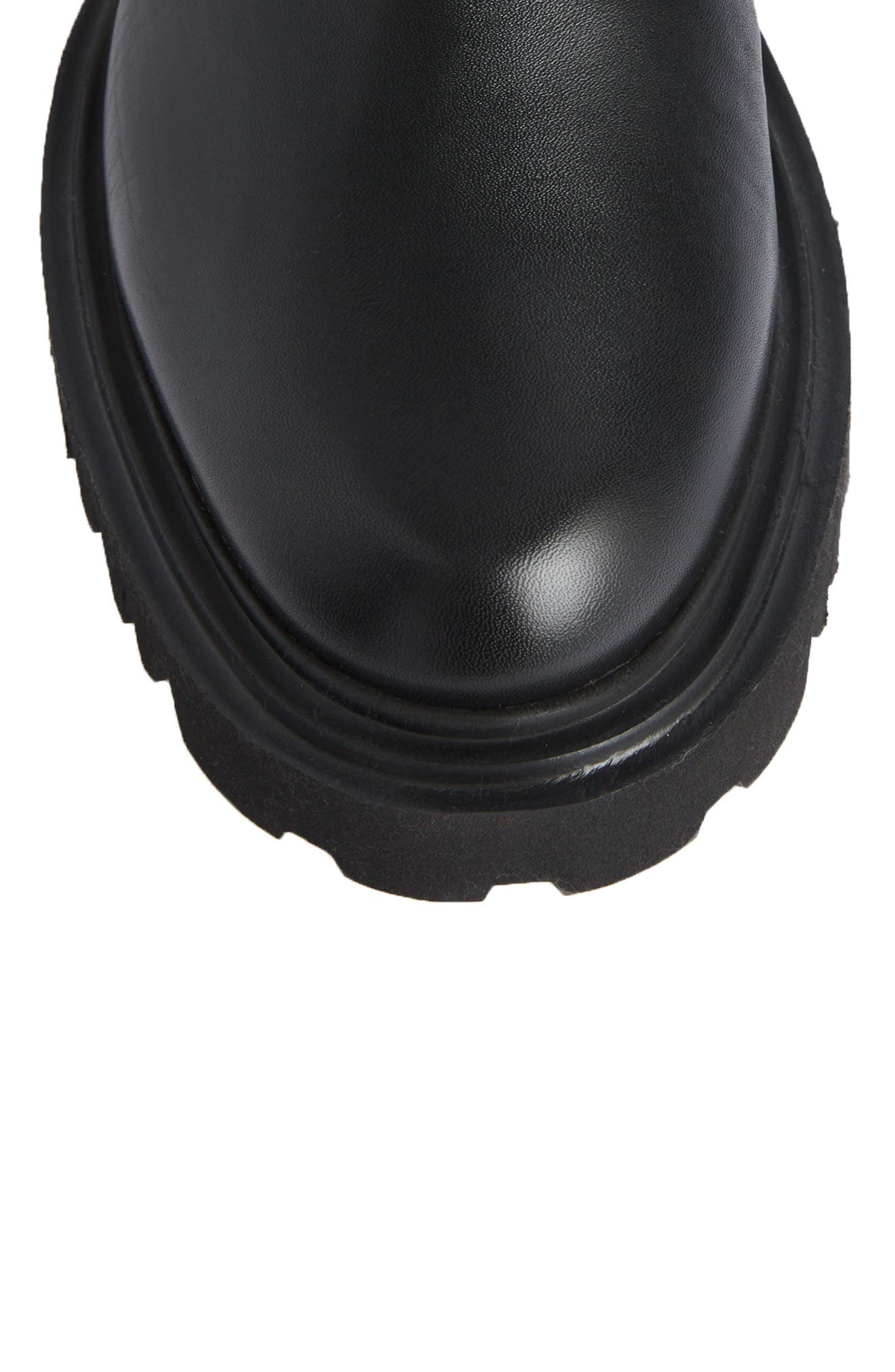 AllSaints Maeve Knee High Chelsea Boot (Women) | Nordstromrack