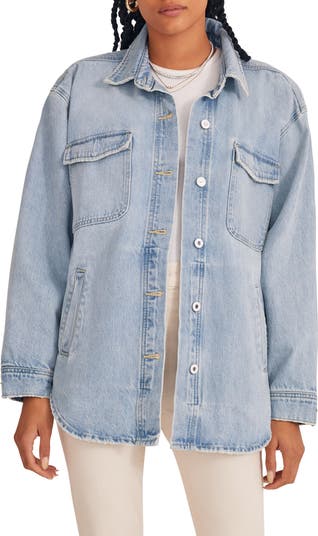 Favorite Daughter The David Cotton Denim Shacket | Nordstrom