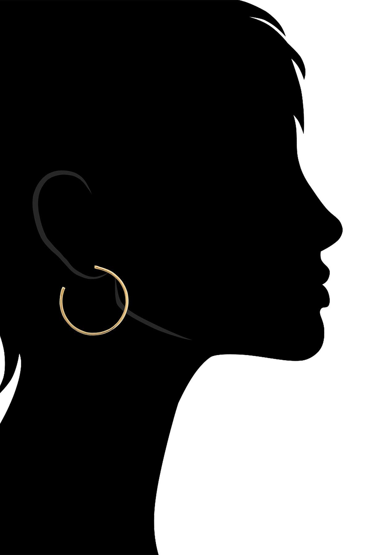 RIVKA FRIEDMAN 18K Gold Clad Hoop Earrings | Nordstromrack