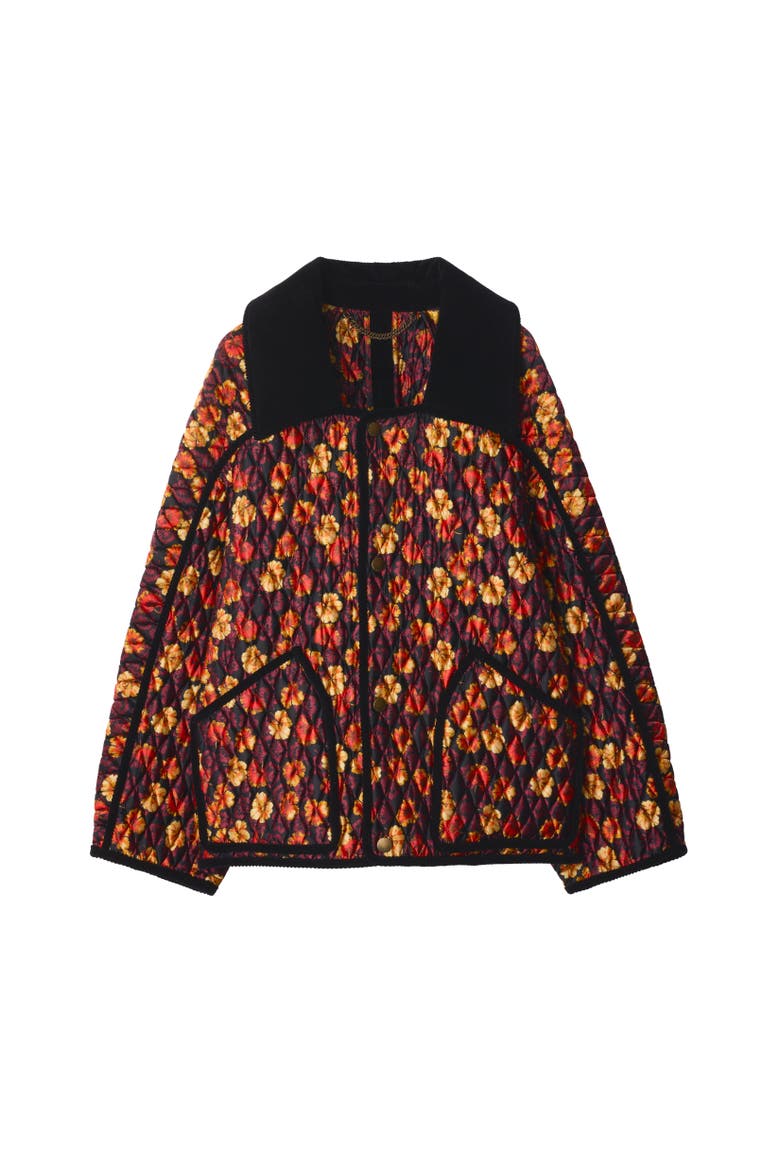 Geranium Leaf Quilted Nylon Floriston Jacket (Women) | Nordstrom