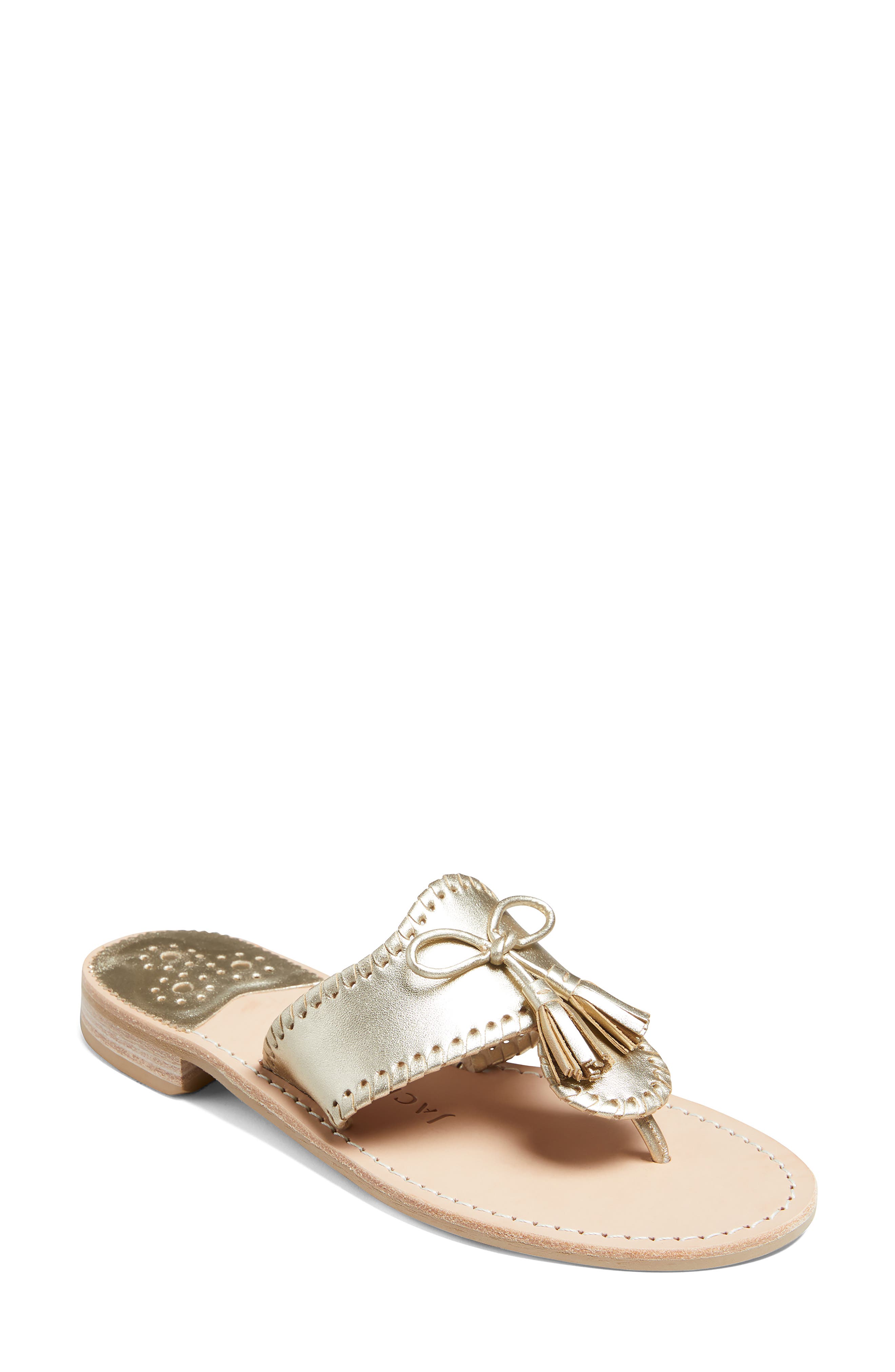 Jack Rogers Jacks Tassel Bow Flip Flop (Women) | Nordstrom
