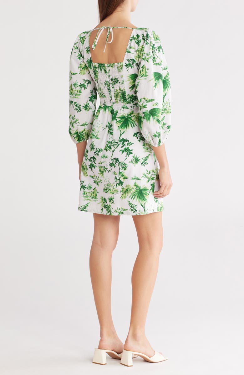 Vince Camuto Square Neck Balloon Sleeve Dress | Nordstromrack