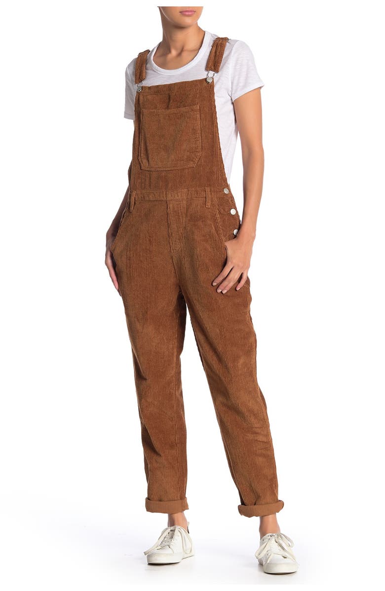 Know One Cares Solid Corduroy Overalls | Nordstromrack