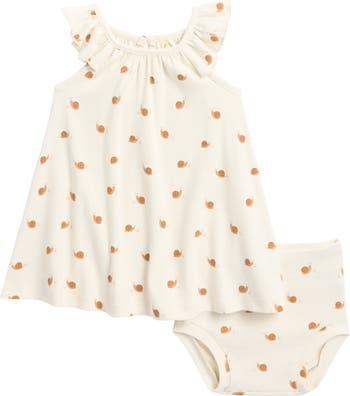 QUINCY MAE Kids' Snail Ruffle Swing Dress & Bloomers | Nordstromrack