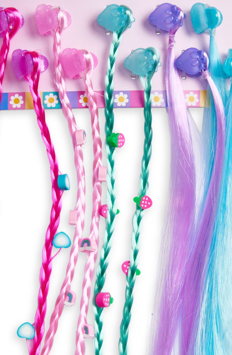 Capelli New York Kids' Assorted 10-Pack Beaded Faux Hair Extensions ...