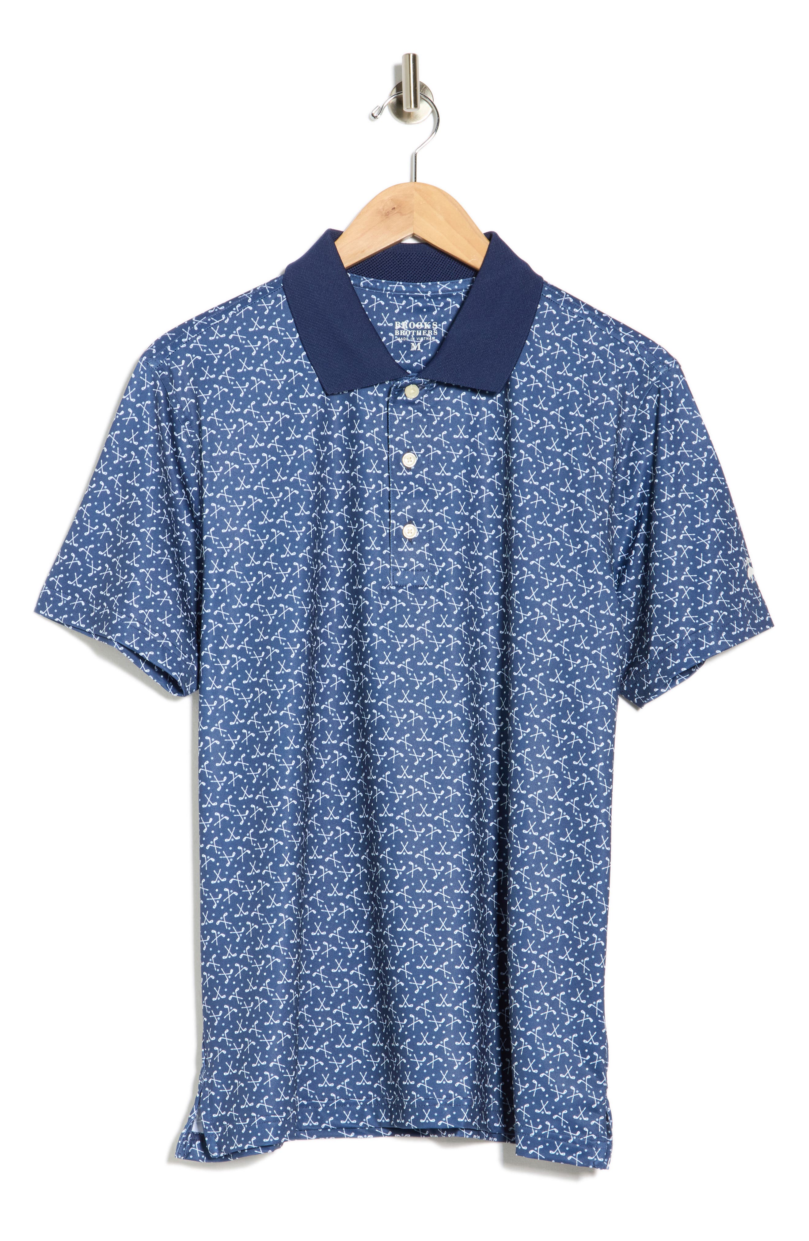 Brooks Brothers Golf Club Print Polo | Nordstromrack