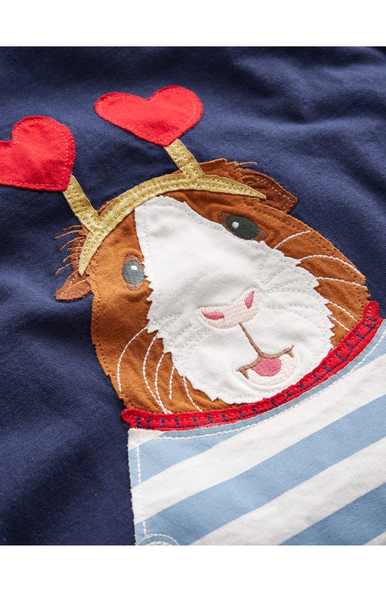 Mini Boden Kids' Guinea Pig Appliqué Cotton T-Shirt | Nordstrom
