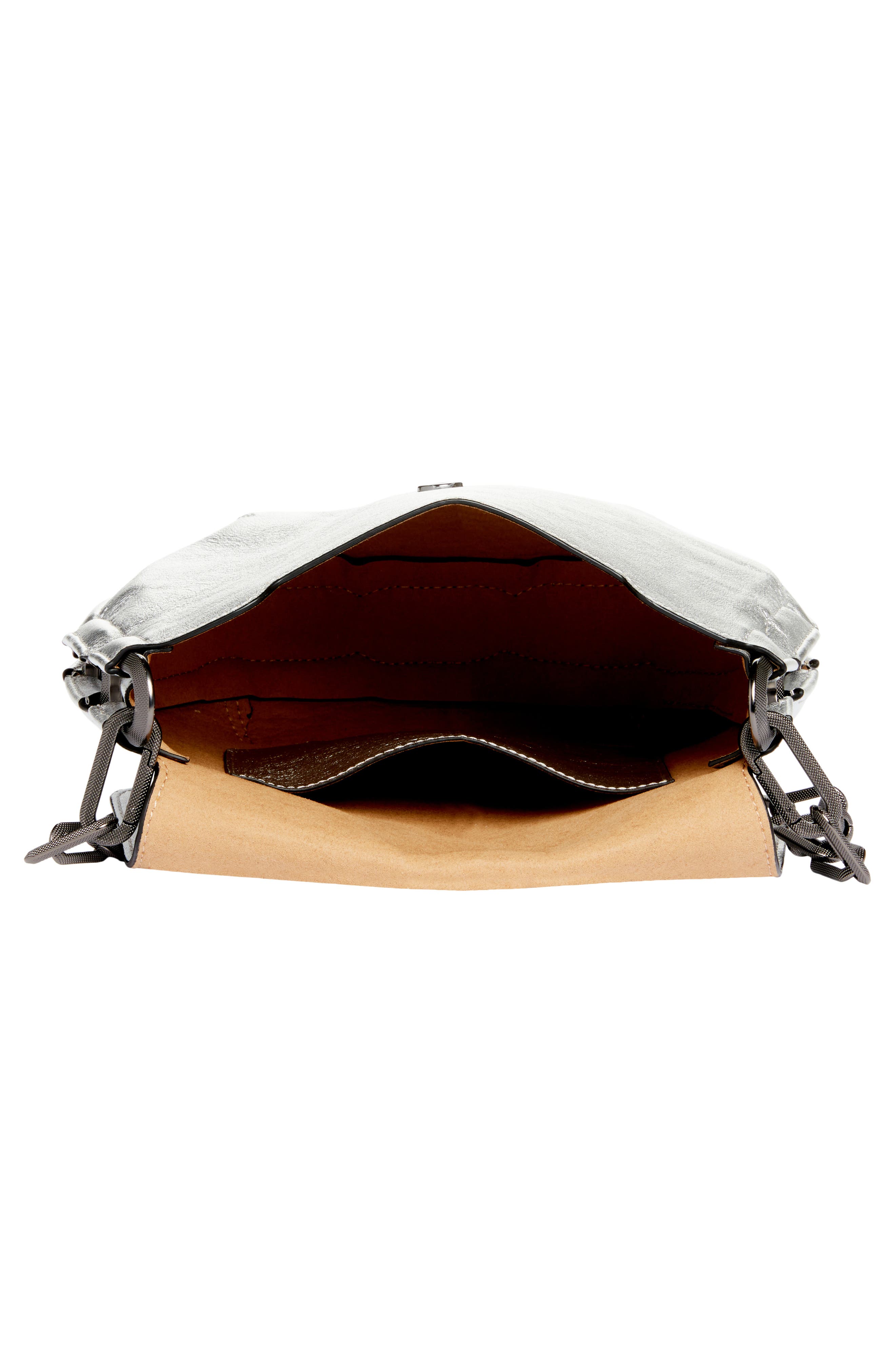 rag & bone Sadie Metallic Leather Shoulder Bag | Nordstromrack