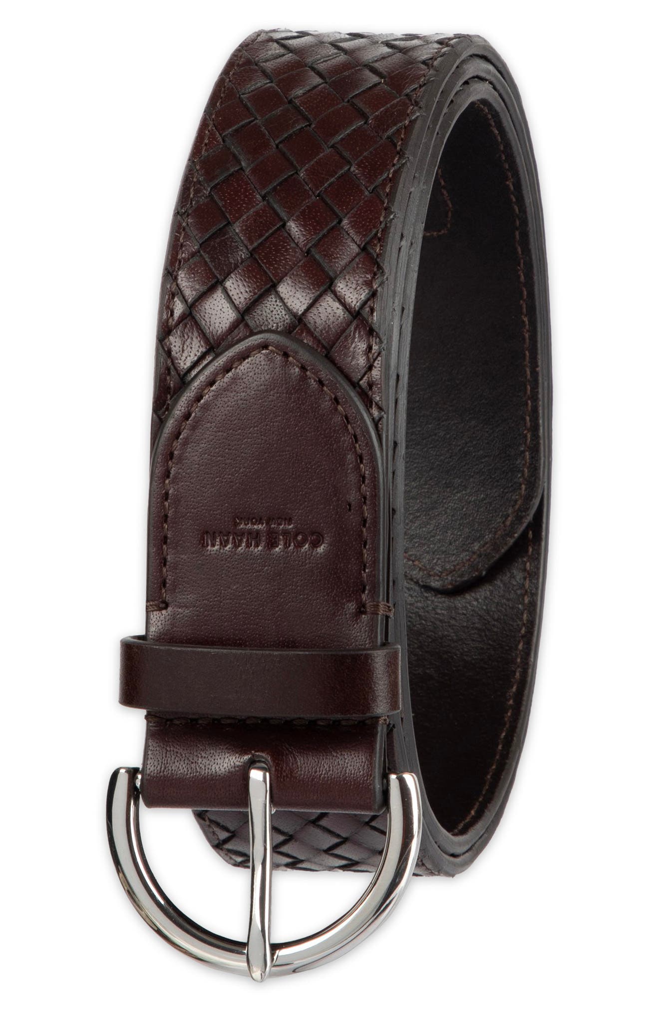 Woven Leather Belt (Women) | Nordstrom