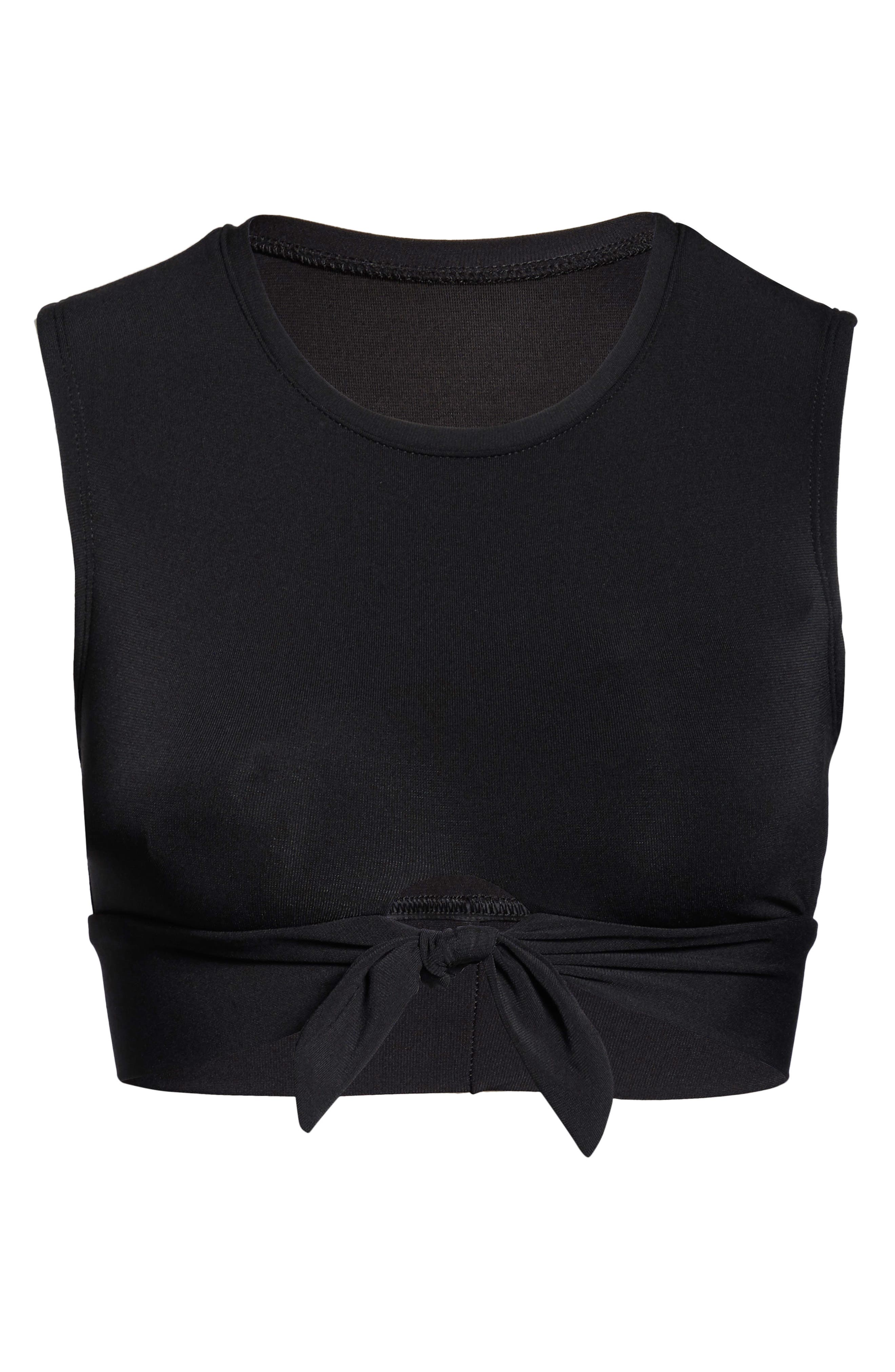 Robin Piccone Ava Longline Knot Front Bikini Top | Nordstrom
