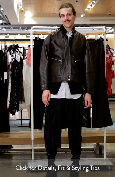 Reformation Veda Harrison Leather Jacket | Nordstrom