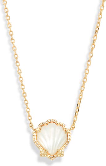 Kendra Scott Brynne Shell Pendant Necklace | Nordstrom