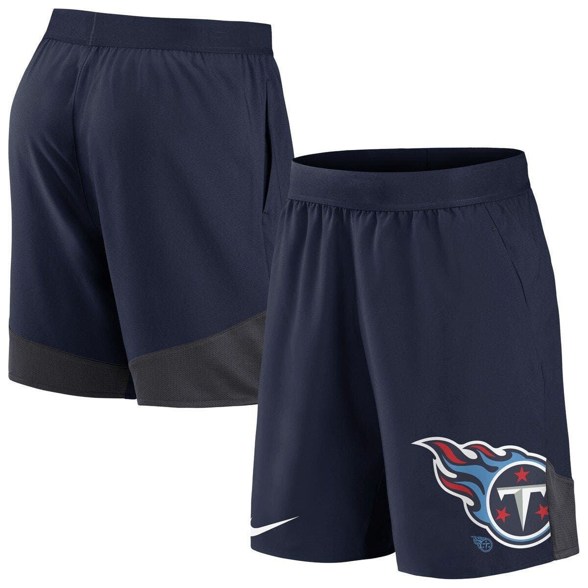 Nike Men's Nike Navy Tennessee Titans Stretch Performance Shorts ...