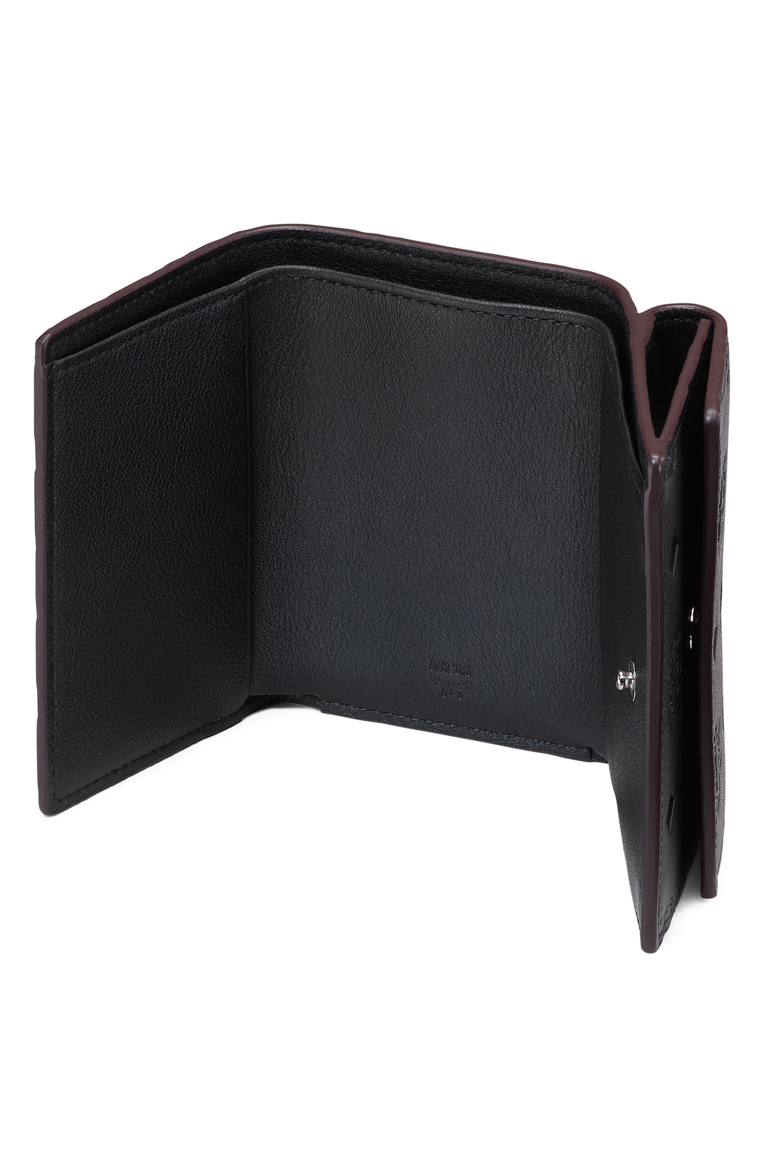 MCM Klara Monogrammed Leather Charm Wallet | Nordstrom