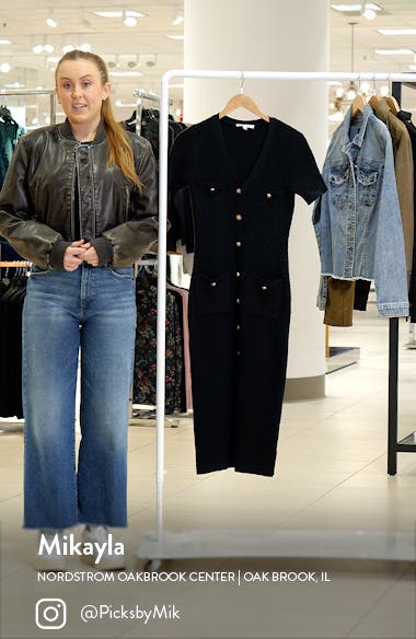 ZOE AND CLAIRE Button Front Sweater Dress | Nordstrom