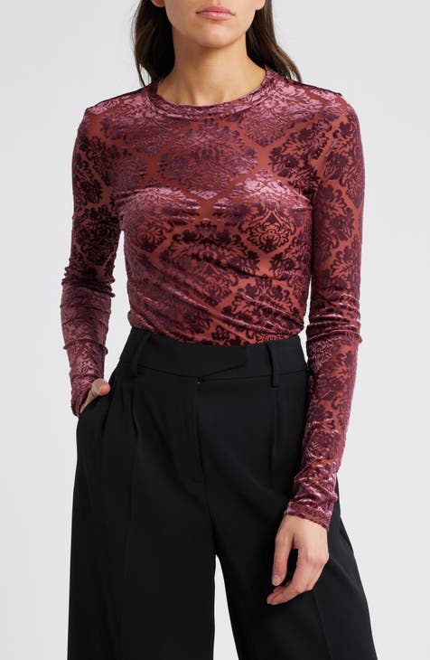 Women's Velvet Tops | Nordstrom