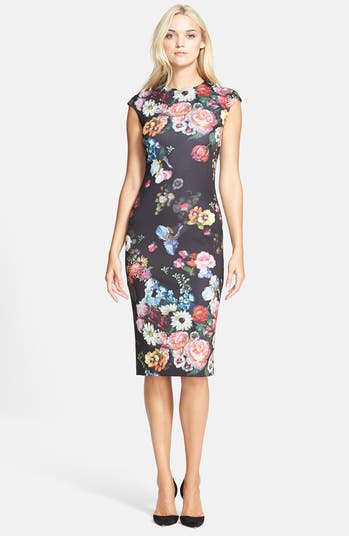 Ted Baker London 'Cathina' Print Sheath Dress | Nordstrom