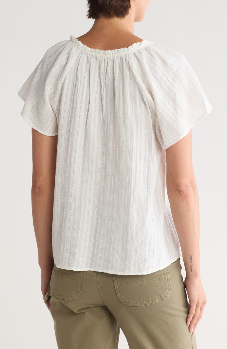 Marine Layer Lana Textured V-Neck Top | Nordstromrack
