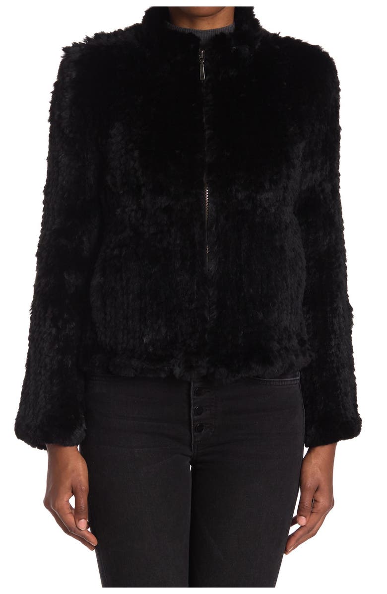 Love Token Kensley Genuine Dyed Rabbit Fur Jacket | Nordstromrack