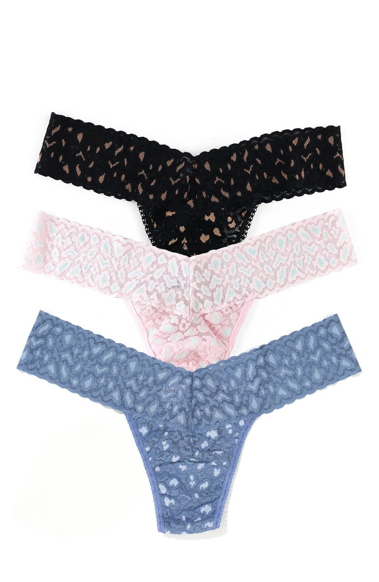 Hanky Panky 3-Pack X-Dye Animal Print Low Rise Thongs | Nordstromrack