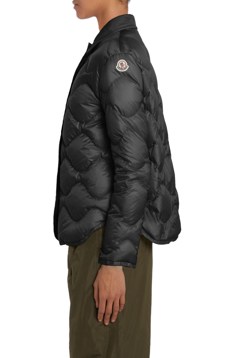 Moncler Quilted Down Shirt Jacket | Nordstrom