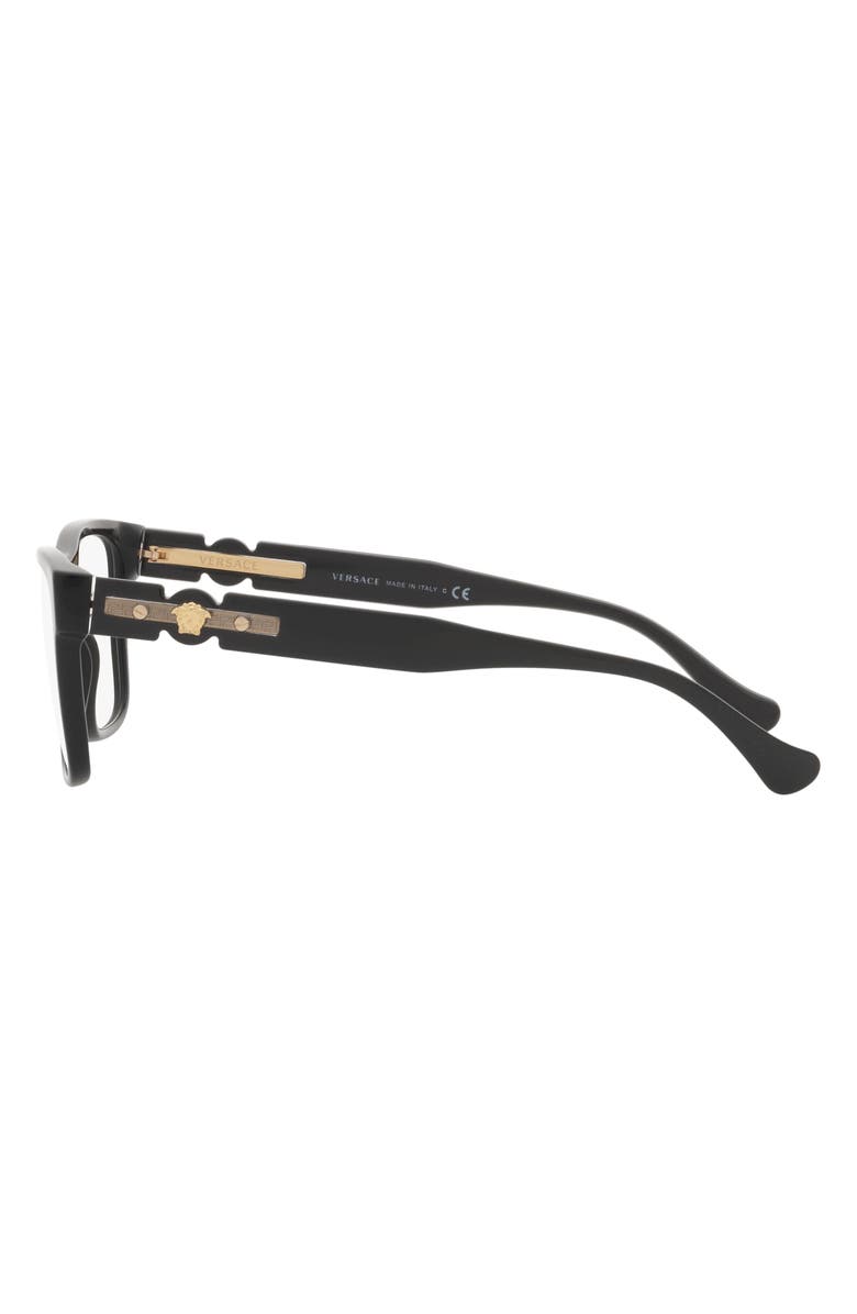 Versace 55mm Rectangular Optical Glasses | Nordstrom