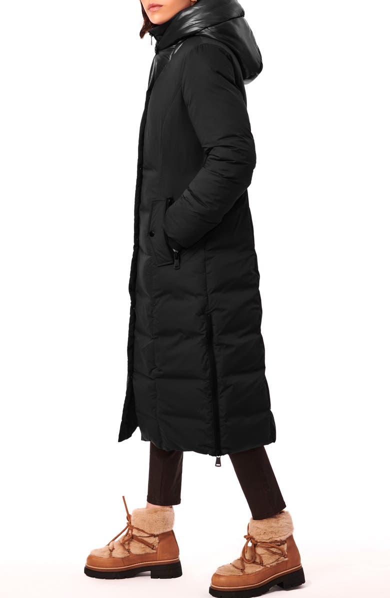 Bernardo Water Resistant Coat with Contrast Hood & Bib Insert ...