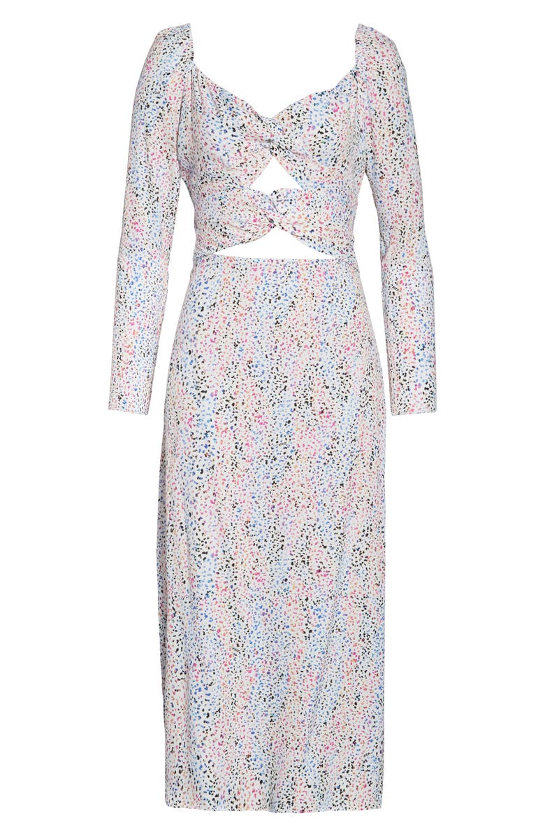 AFRM Jonael Spatter Print Long Sleeve Dress | Nordstrom