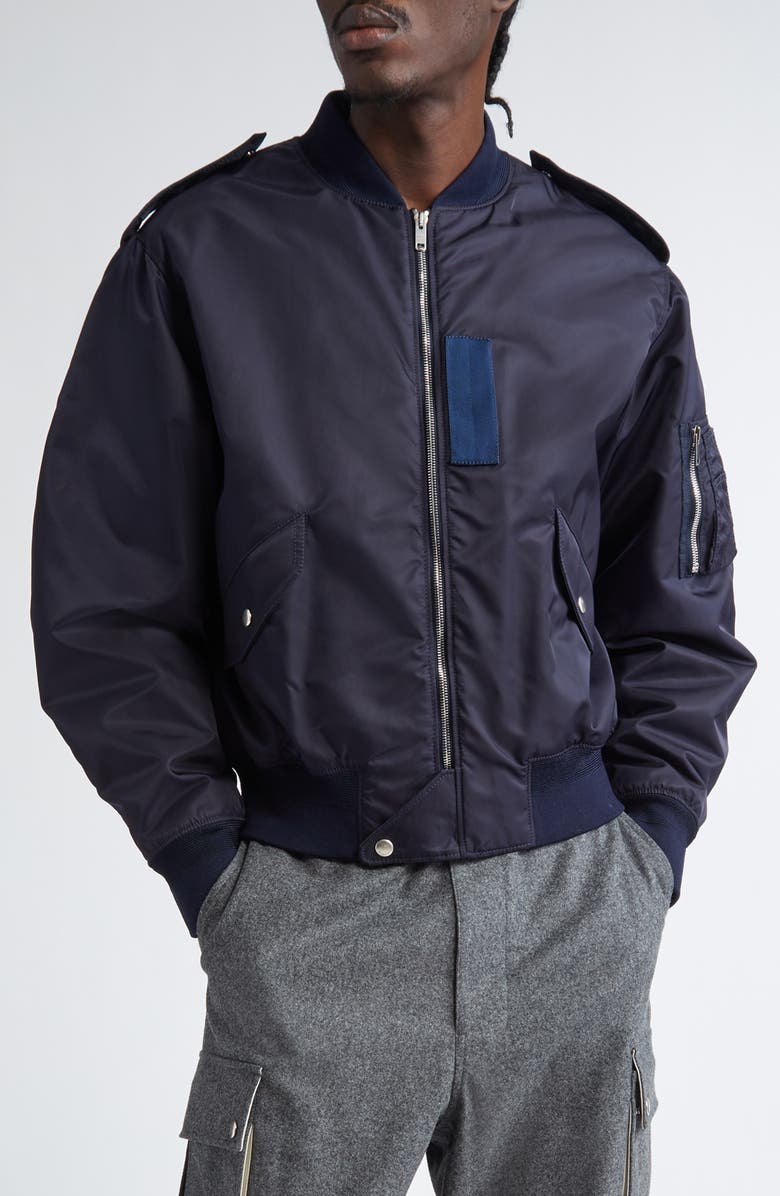 Givenchy Logo Medallion Bomber Jacket | Nordstromrack