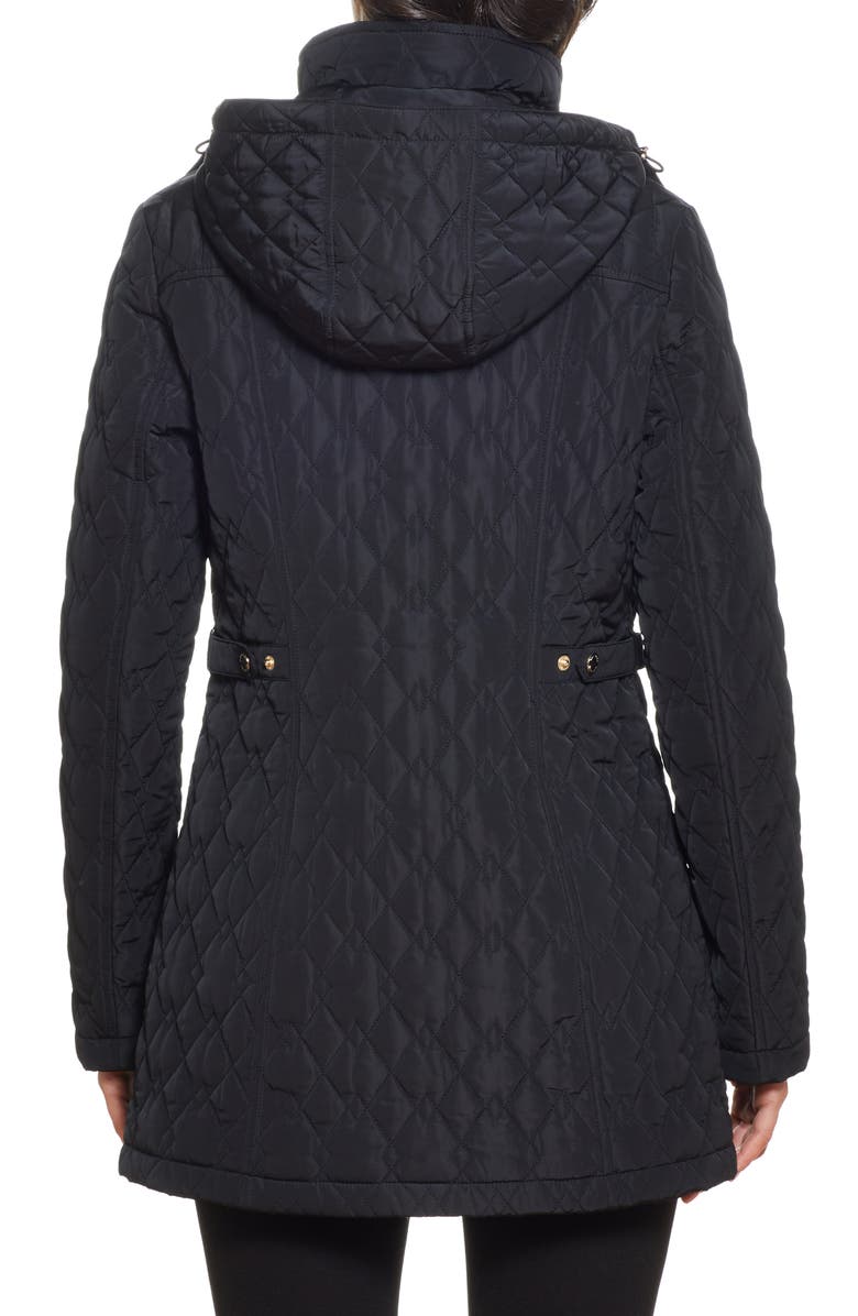 Gallery Quilted Jacket with Removable Hood | Nordstromrack