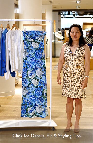 Sonya Moda Ela Floral Strapless Gown | Nordstrom