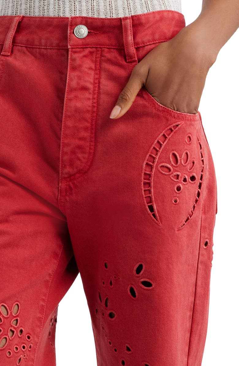Isabel Marant Irina Eyelet Embroidered Jeans | Nordstromrack
